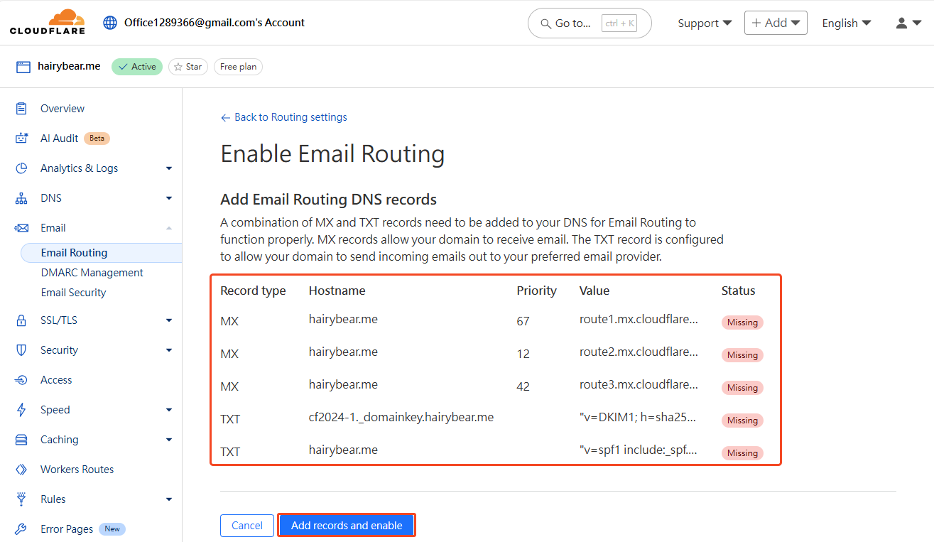Cloudflare：Domain 託管便捷應用 - Email Routing | JunHong's Blog